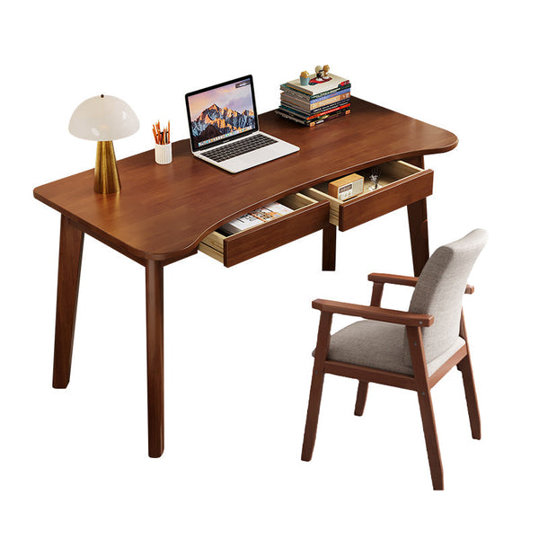 Walnut Draylen Study Desk and Pier Chair Set – OZ Study Desks
