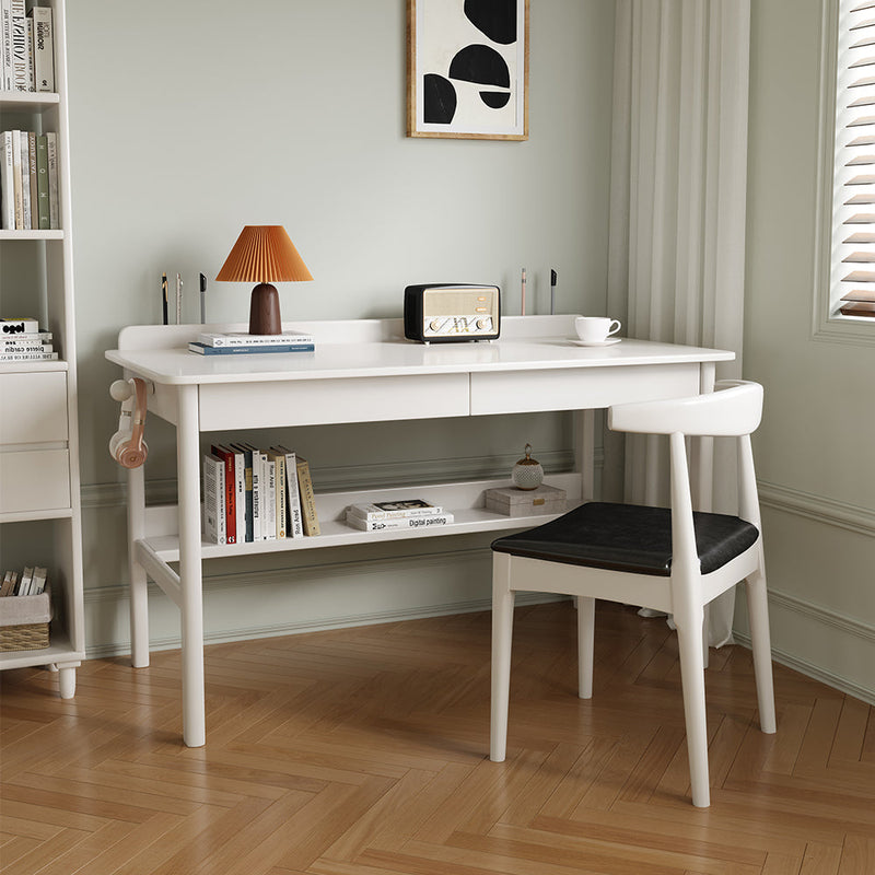 Gilman Classic Design Solid Timber Study Desk with Two Drawers – OZ ...