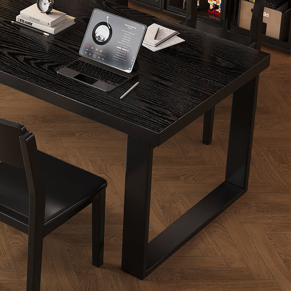 Zaheer Minimalist Multi-Purpose Solid Timber Study Desk 180cm/200cm ...