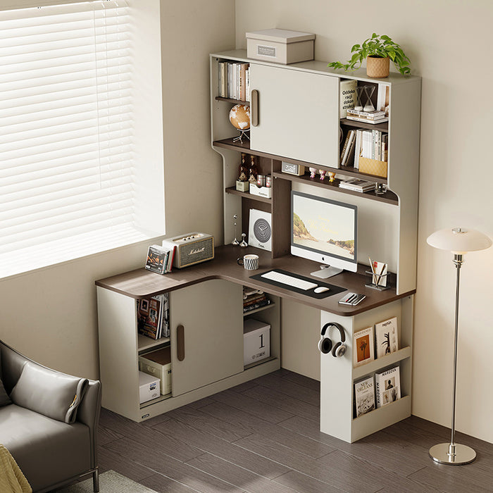 Chad 1.2m/1.4m Single Corner Office Desk/Computer Table Set Left-side ...