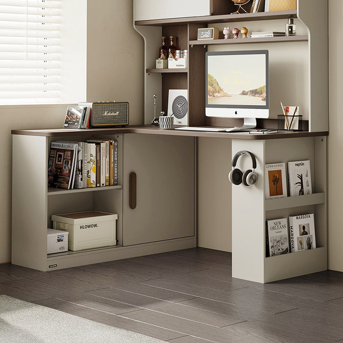 Chad 1.2m/1.4m Single Corner Office Desk/Computer Table Set Left-side ...