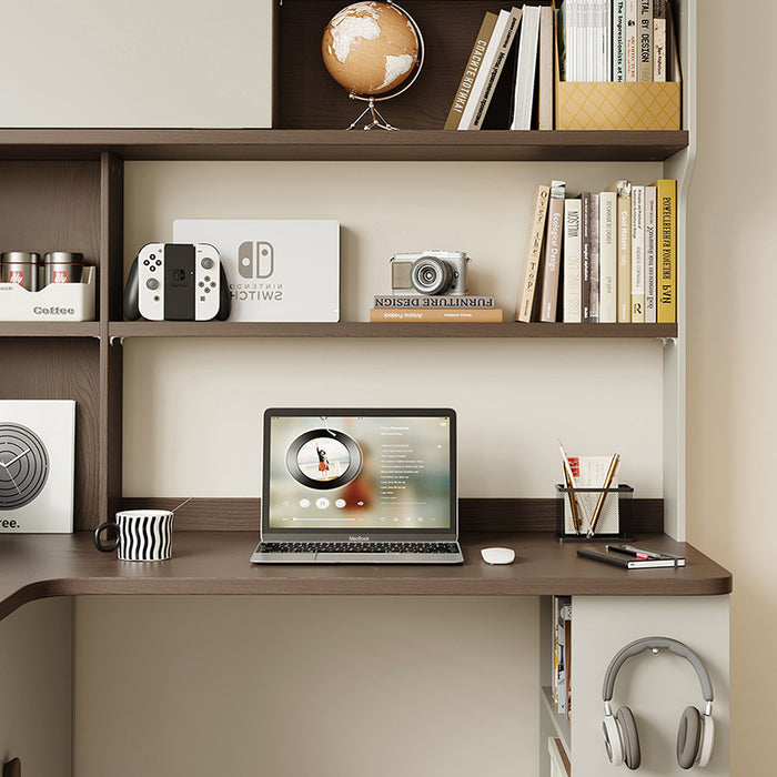 Chad 1.2m/1.4m Single Corner Office Desk/Computer Table Set Left-side ...