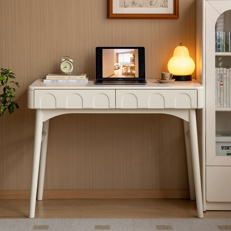 Cole 100cm Rubberwood Study Desk/Table With Drawer White – OZ Study Desks