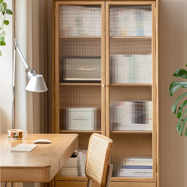 Gregory FAS-Graded Solid Ash Wood Bookcase Display Shelf/Storage Cabin ...