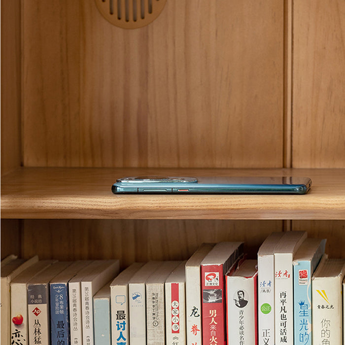 Gregory FAS-Graded Solid Ash Wood Bookcase Display Shelf/Storage Cabin ...