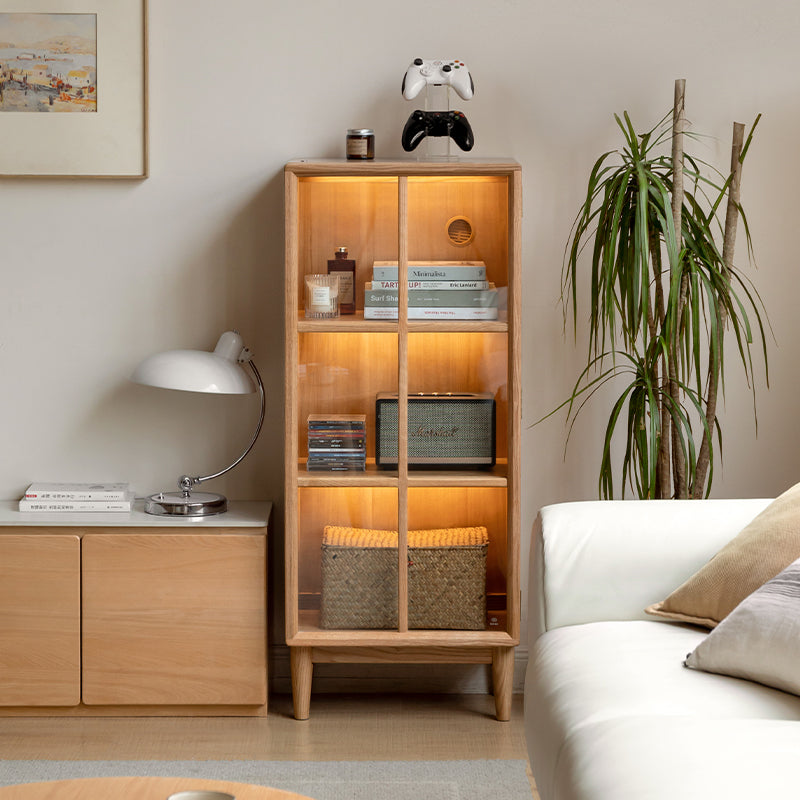 Zoey 0.5m FAS-Graded Solid American Oak Wood Bookcase Display Shelf/St ...