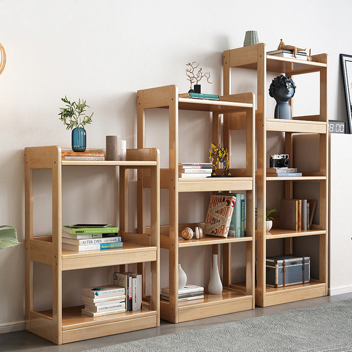 Solid Wood Book Shelf/ Bookcase/Showcase/Natural Wood Color – OZ Study ...