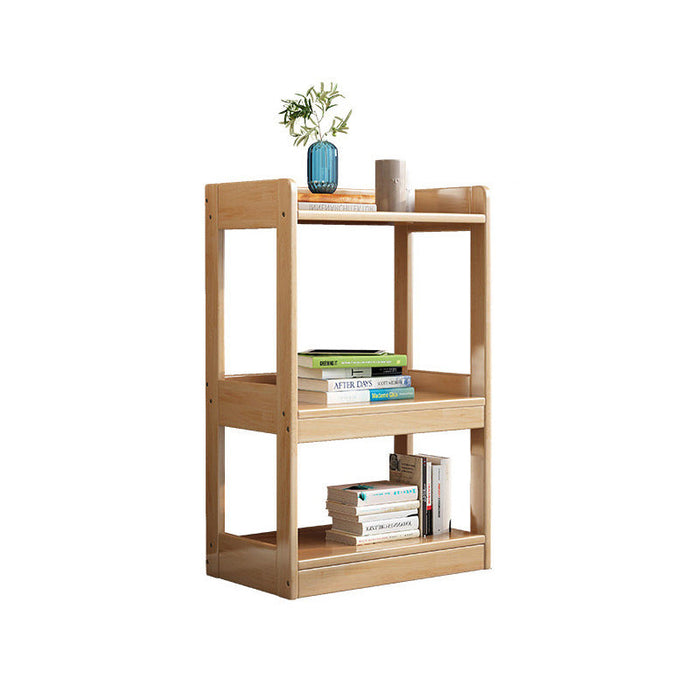 Solid Wood Book Shelf/ Bookcase/Showcase/Natural Wood Color – OZ Study ...