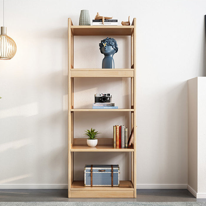 Solid Wood Book Shelf/ Bookcase/Showcase/Natural Wood Color – OZ Study ...